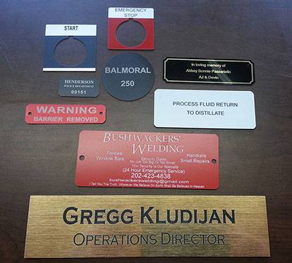 Engraved Name Badges - Short Order Products